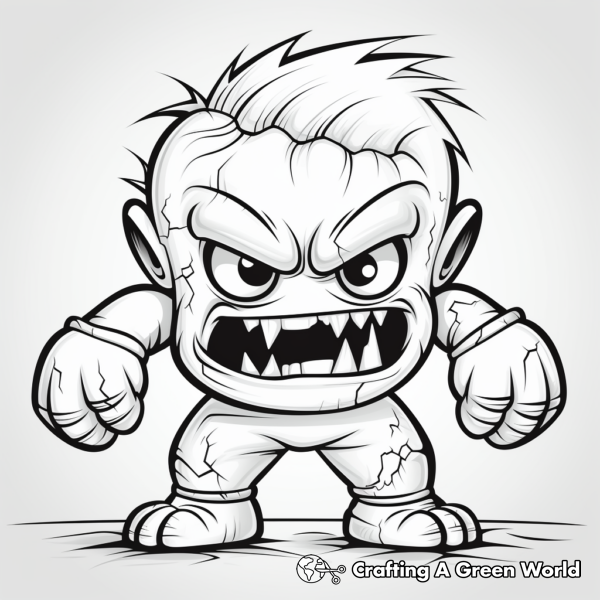 Scary Halloween Coloring Pages - Free & Printable!