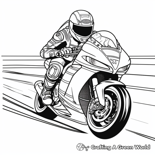Motorcycle Coloring Pages - Free & Printable!