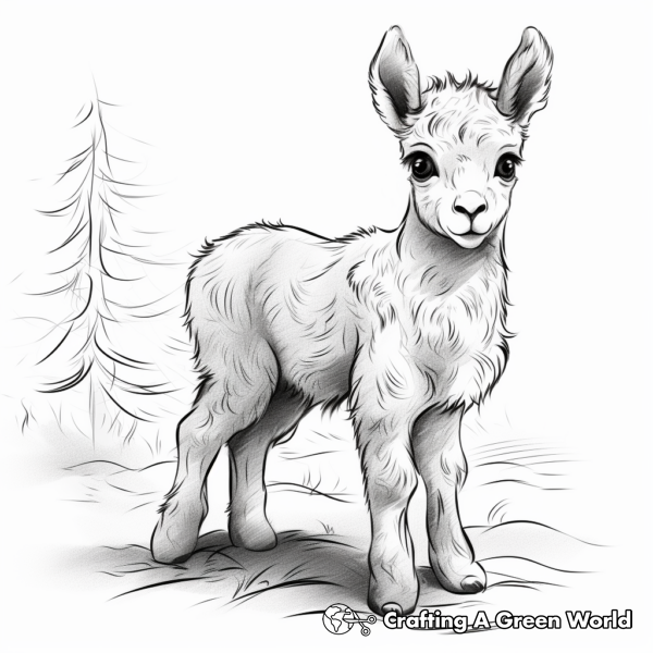 Alpaca Coloring Pages - Free & Printable!