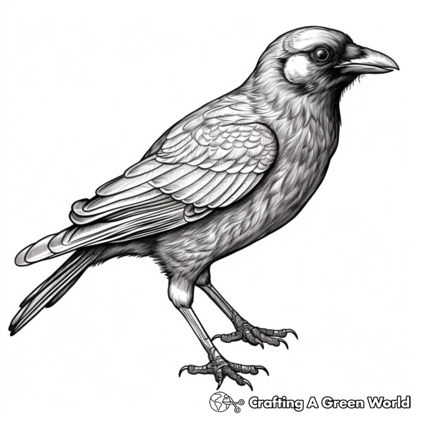 Crow Coloring Pages - Free & Printable!