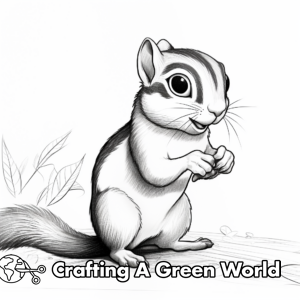 Chipmunk Coloring Pages - Free & Printable!