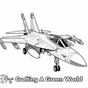 F18 Coloring Pages - Free & Printable!