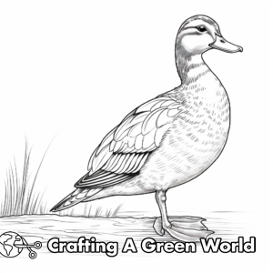 Wood Duck Coloring Pages - Free & Printable!