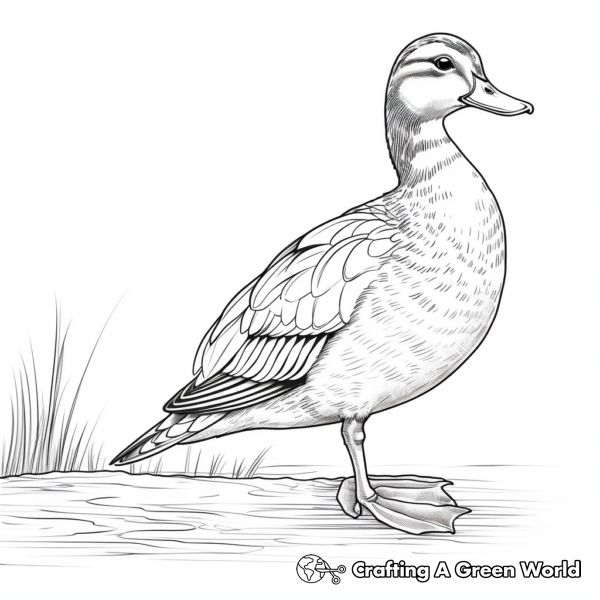 Wood Duck Coloring Pages - Free & Printable!
