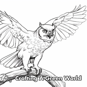 Great Horned Owl Coloring Pages - Free & Printable!