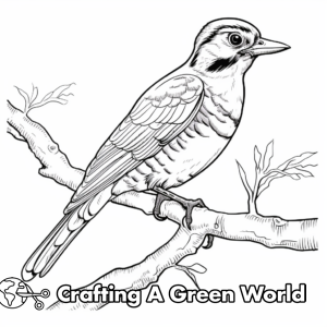 Woodpecker Coloring Pages - Free & Printable!