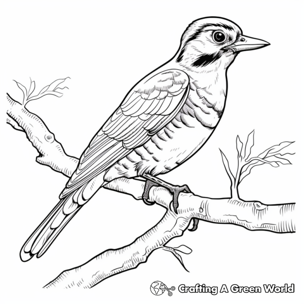 Woodpecker Coloring Pages - Free & Printable!