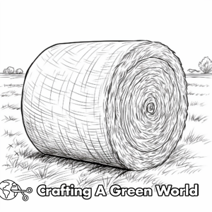 Hay Coloring Pages - Free & Printable!