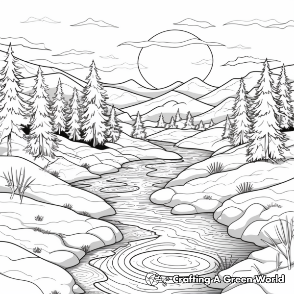 Winter Solstice Coloring Pages - Free & Printable!