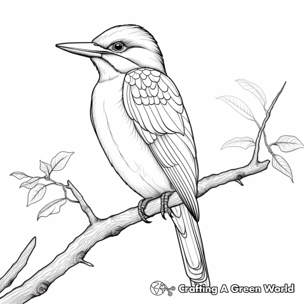 Kingfisher Coloring Pages - Free & Printable!