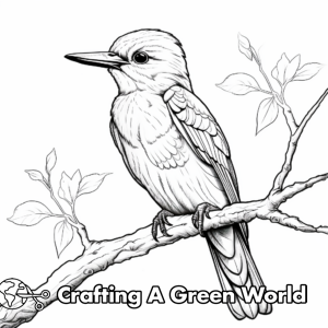 Kingfisher Coloring Pages - Free & Printable!