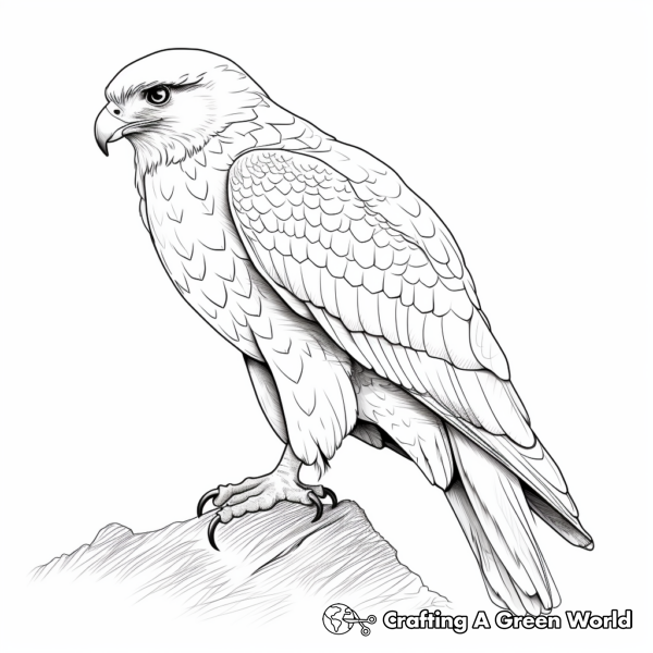 Falcon Coloring Pages - Free & Printable!