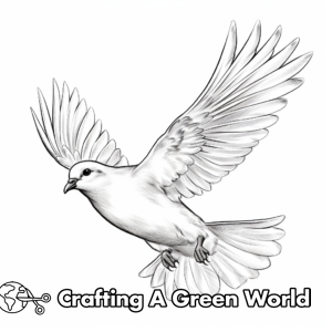 Peace Dove Coloring Pages - Free & Printable!
