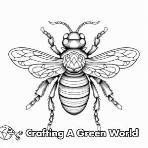 Queen Bee Coloring Pages - Free & Printable!