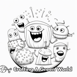 Germs Coloring Pages - Free & Printable!