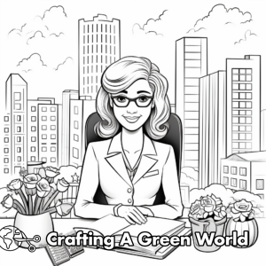 Administrative Professionals Day Coloring Pages - Free & Printable!