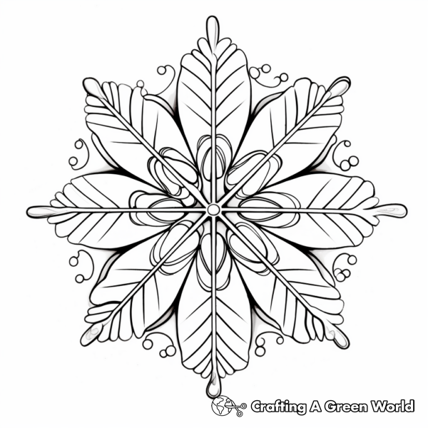 Snowflake Coloring Pages - Free & Printable!
