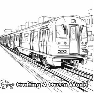 Realistic Train Coloring Pages - Free & Printable!