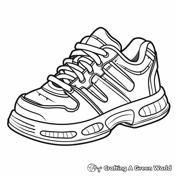 Shoe Coloring Pages - Free & Printable!