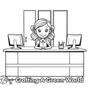 Administrative Professionals Day Coloring Pages - Free & Printable!
