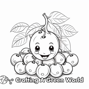 Fruit Coloring Pages - Free & Printable!