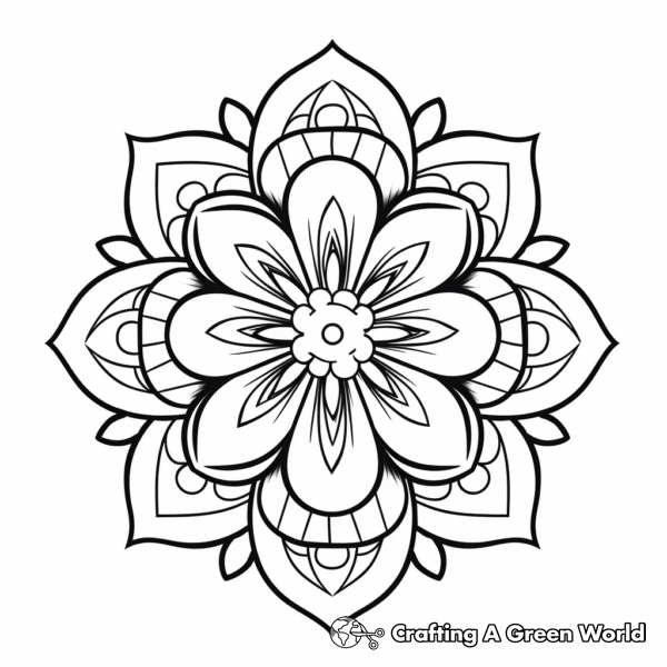 Simple Coloring Pages for Adults - Free & Printable!