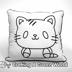 Cats on Pillows Coloring Pages - Free & Printable!