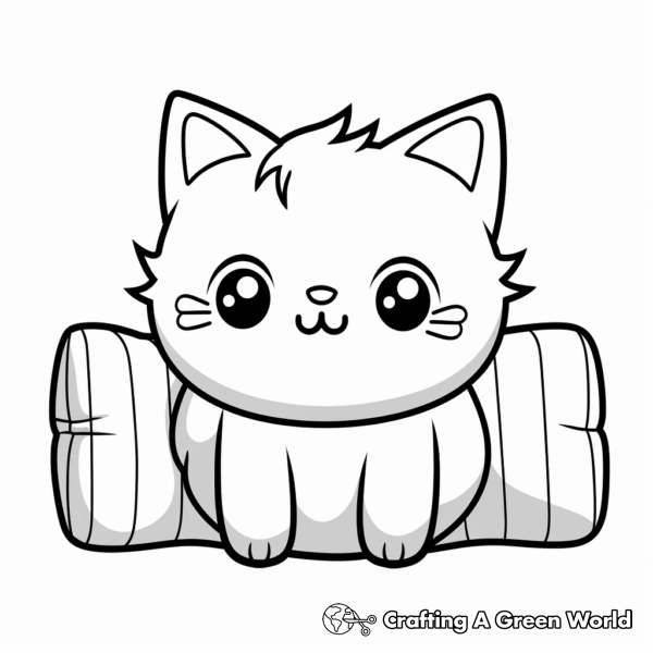 Cats on Pillows Coloring Pages - Free & Printable!