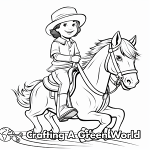 Saddle Coloring Pages - Free & Printable!