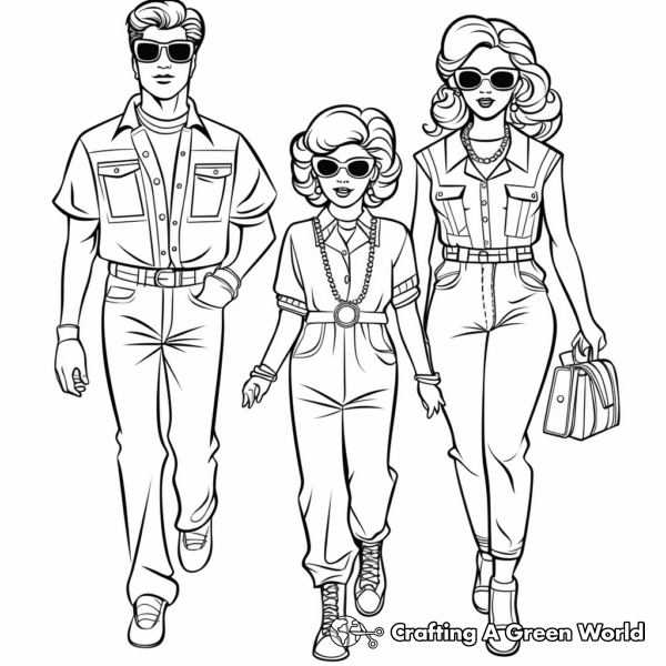 Fashion Coloring Pages - Free & Printable!