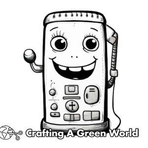 Phone Coloring Pages - Free & Printable!