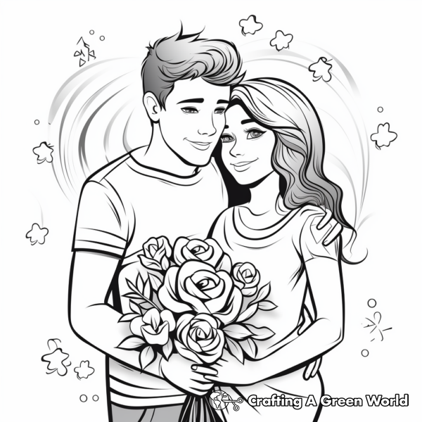 Happy Anniversary Coloring Pages - Free & Printable!