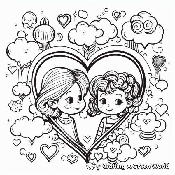 I Love You Coloring Pages - Free & Printable!