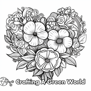 Valentines Day Coloring Pages for Adults - Free & Printable!