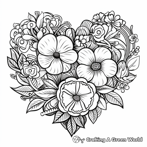 Valentines Day Coloring Pages for Adults - Free & Printable!