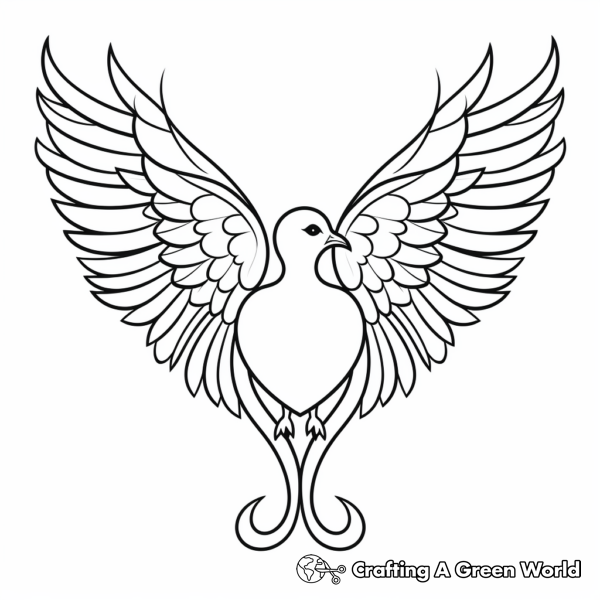 Heart With Wings Coloring Pages - Free & Printable!