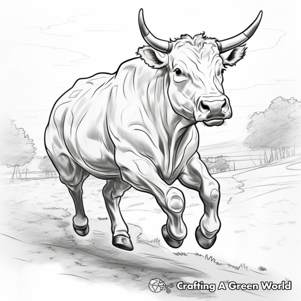 Bull Coloring Pages - Free & Printable!