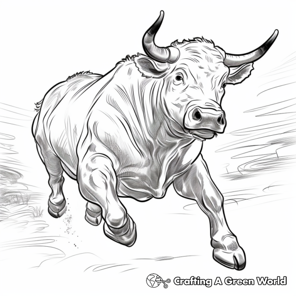 Bull Coloring Pages - Free & Printable!