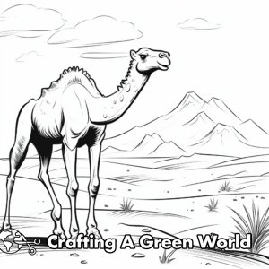 Camel Coloring Pages - Free & Printable!