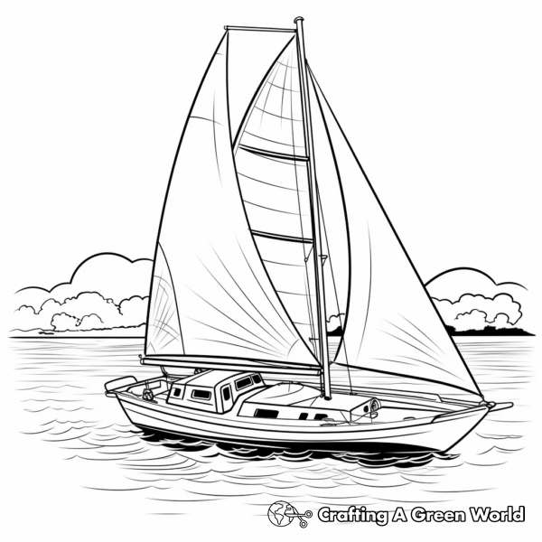 Sailboat Coloring Pages - Free & Printable!