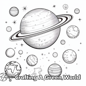 Realistic Solar System Coloring Pages - Free & Printable!