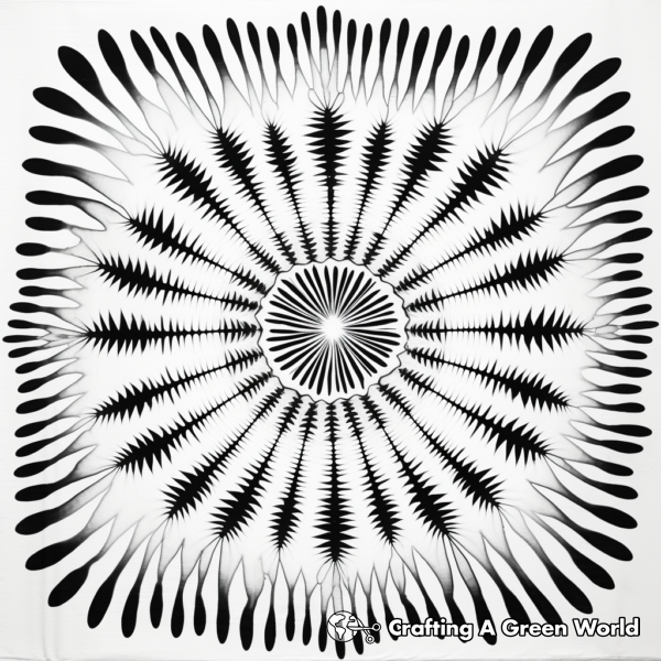 Tie Dye Coloring Pages - Free & Printable!