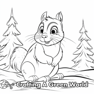 Chipmunk Coloring Pages - Free & Printable!