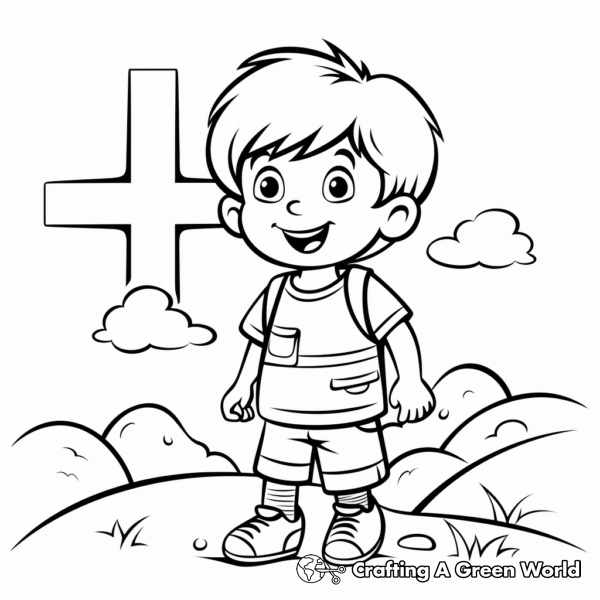 Cross Coloring Pages - Free & Printable!