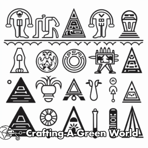 Egyptian Coloring Pages - Free & Printable!