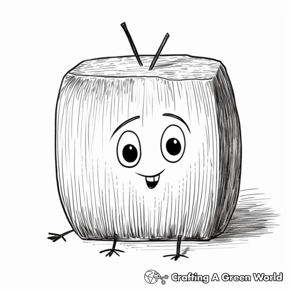 Hay Bale Coloring Pages - Free & Printable!