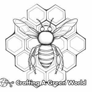 Honeycomb Coloring Pages - Free & Printable!