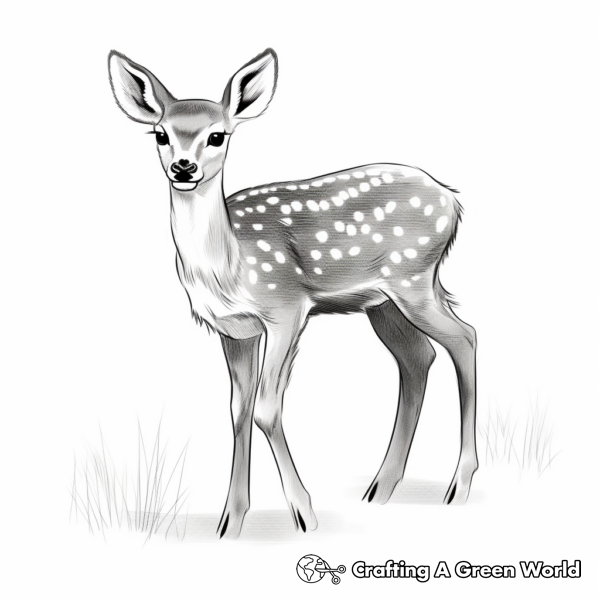 Easy Deer Coloring Pages - Free & Printable!