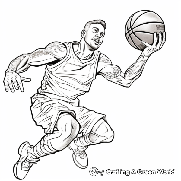 Basketball Coloring Pages - Free & Printable!