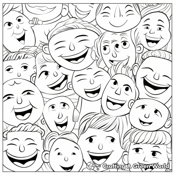 Happy Coloring Pages - Free & Printable!